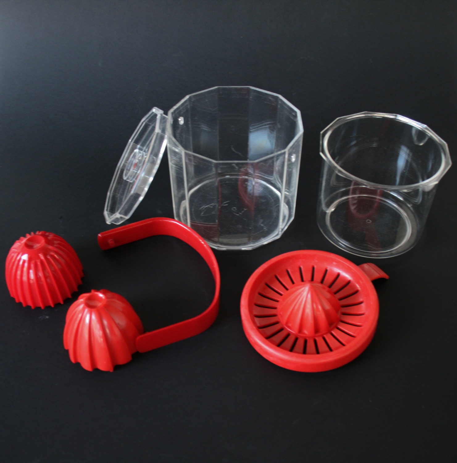 SALE 1970s Vintage Guzzini Ice Bucket and Squeezer Designer AMBROGIO ...