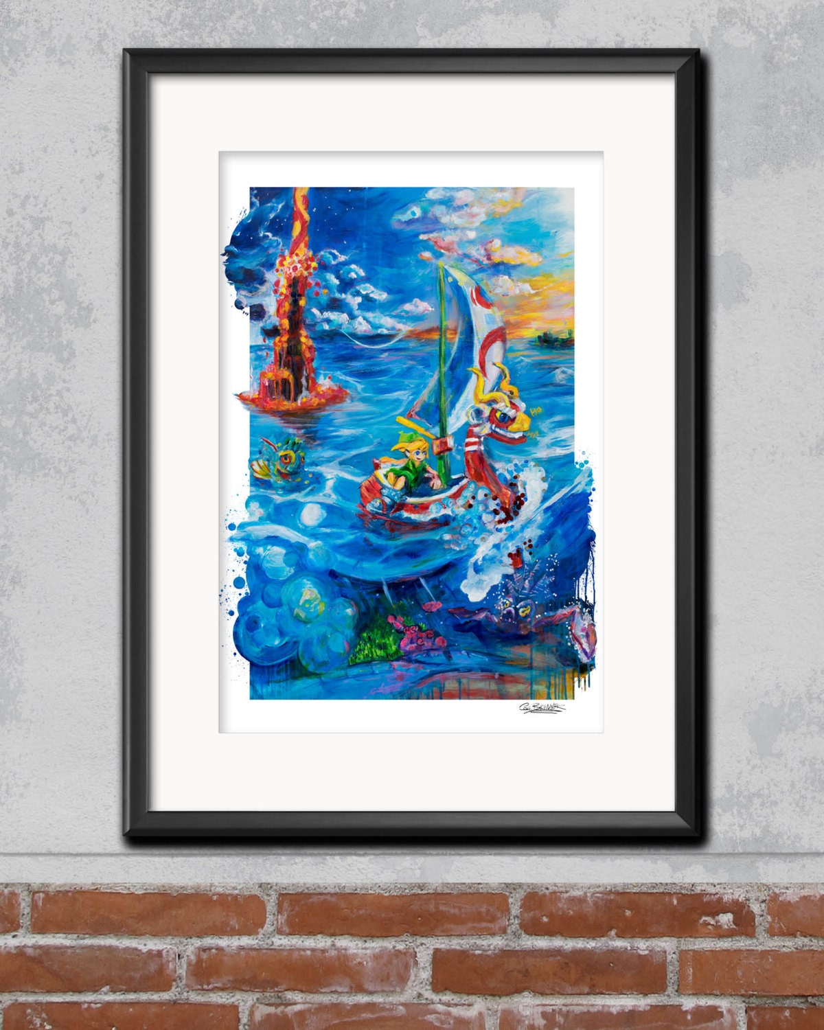 Legend of Zelda the Wind Waker by Cole Brenner, Sail Away With Me ...