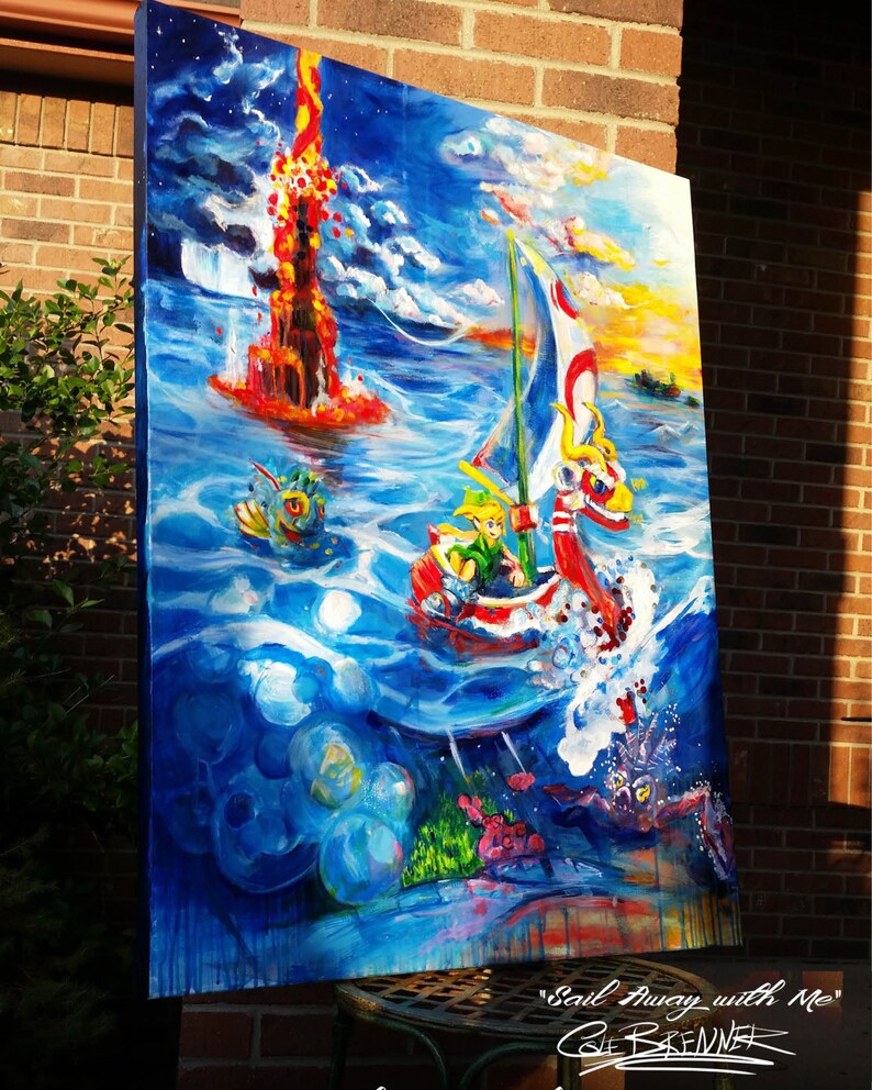 Legend of Zelda the Wind Waker by Cole Brenner, Sail Away With Me ...