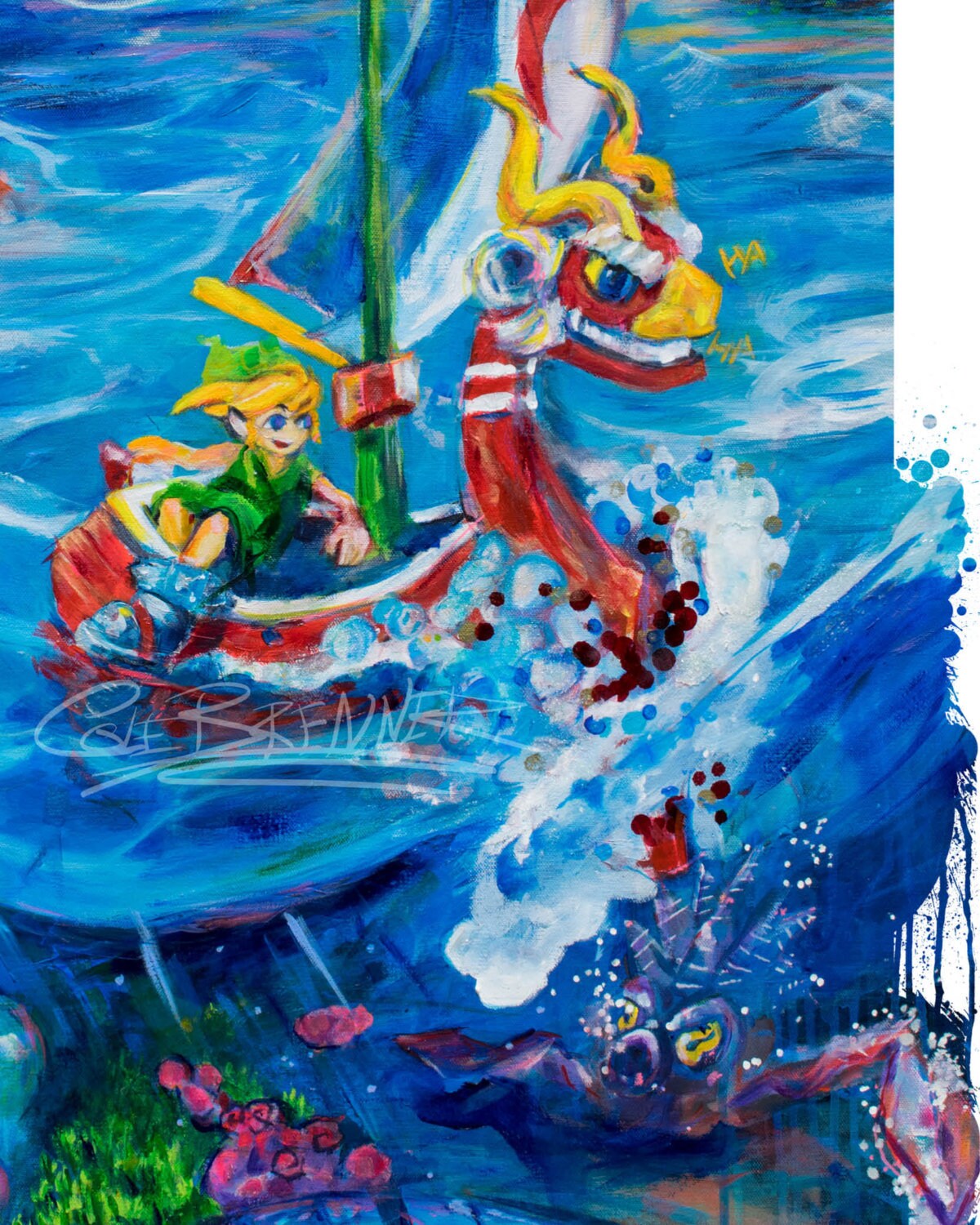 Legend of Zelda the Wind Waker by Cole Brenner, Sail Away With Me ...