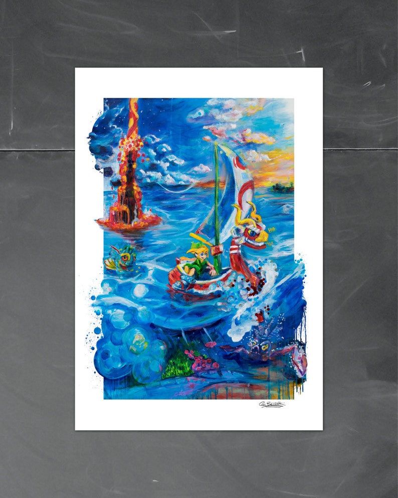 Legend of Zelda the Wind Waker by Cole Brenner, Sail Away With Me ...