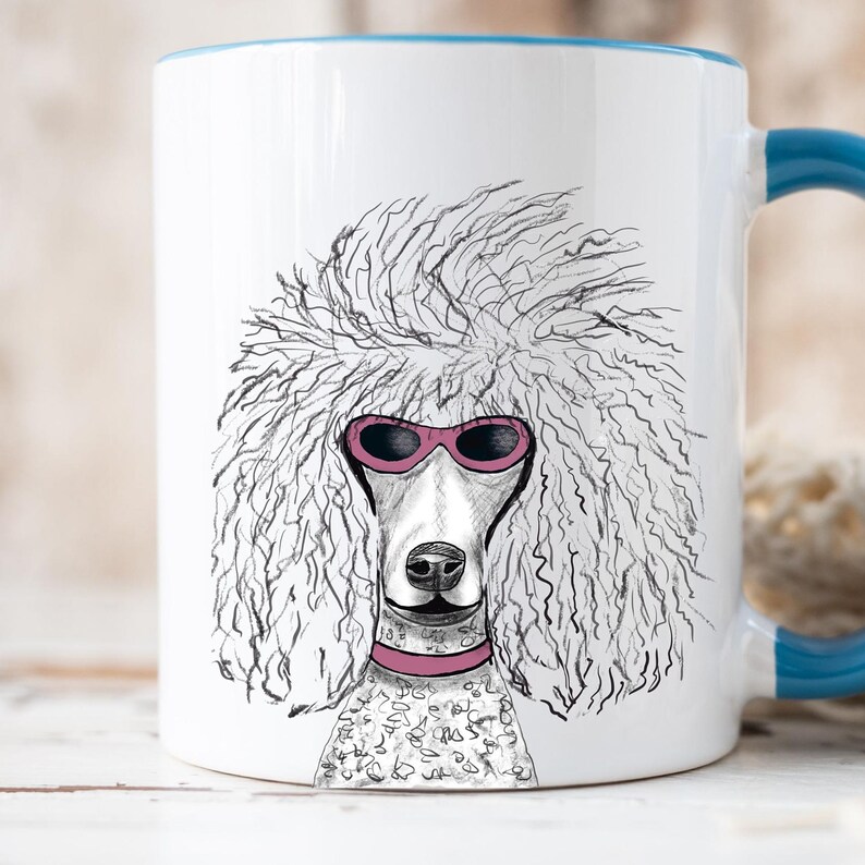 Poodle Mug, Sassy Poodle, Poodle Rescue, Dog Lover Gift, Poodle in ...