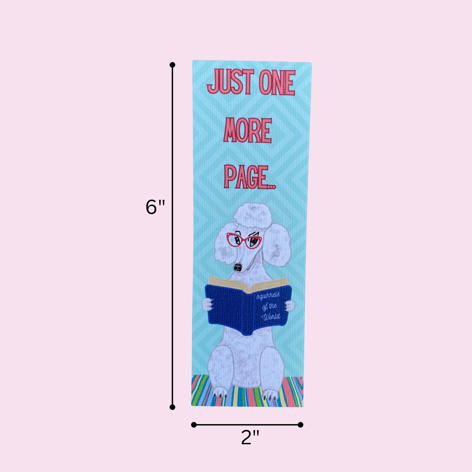 Bookmark for Poodle Lovers, Cute Page Marker for Dog Lover, Gift for ...