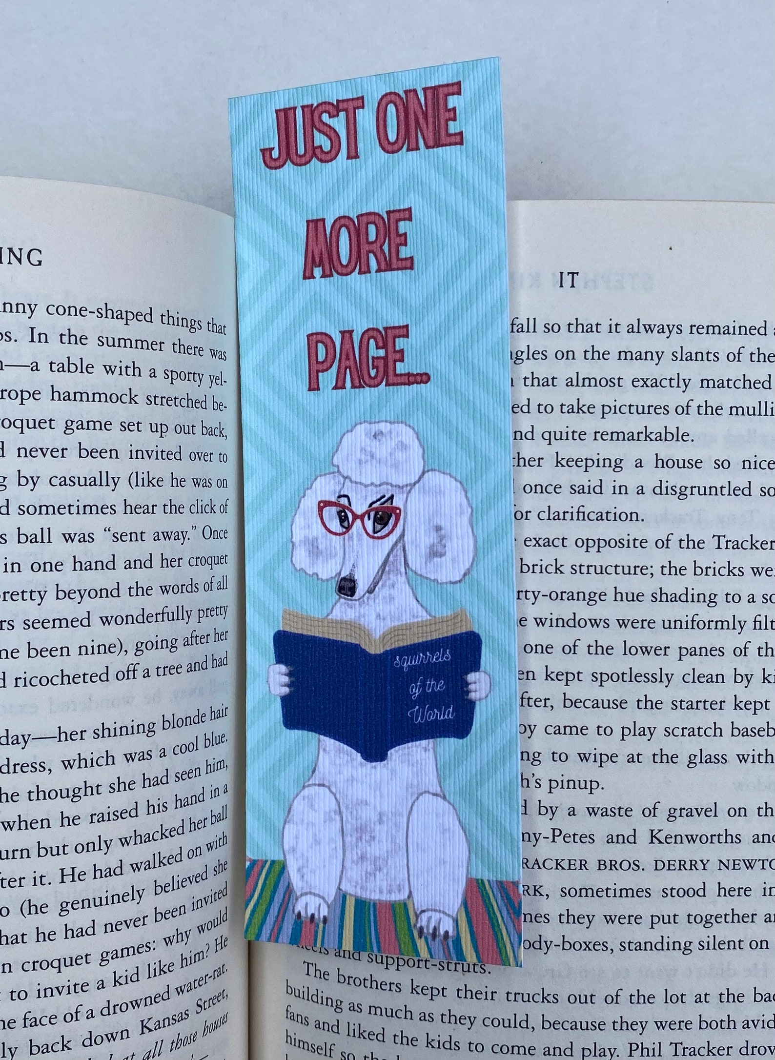 Bookmark for Poodle Lovers, Cute Page Marker for Dog Lover, Gift for ...
