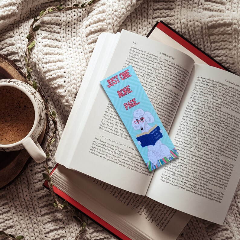 Bookmark for Poodle Lovers, Cute Page Marker for Dog Lover, Gift for ...