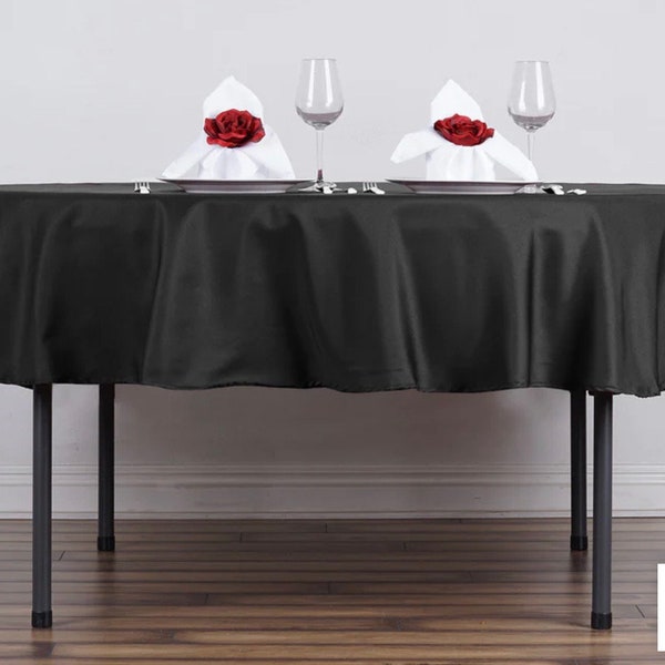 Black Tablecloth - Etsy