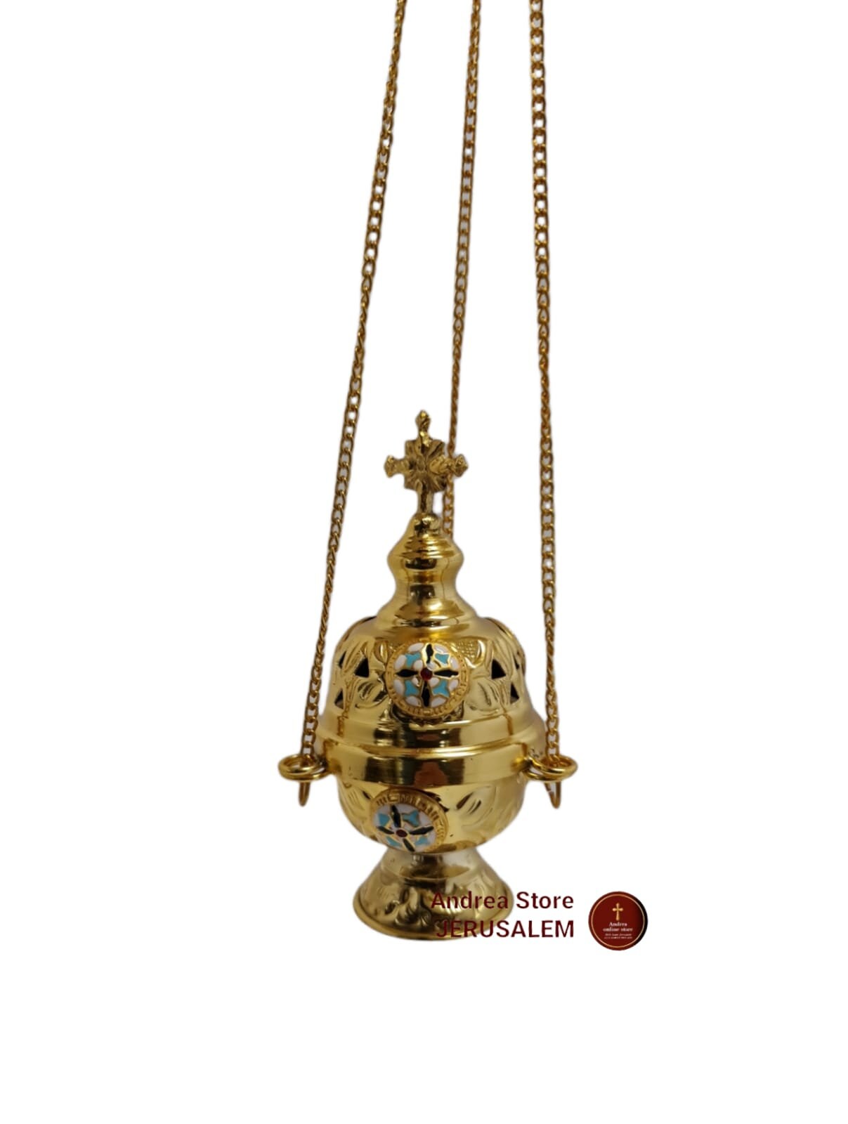 Brass Orthodox Incense Burner Hanging or Stand on the Table | Etsy