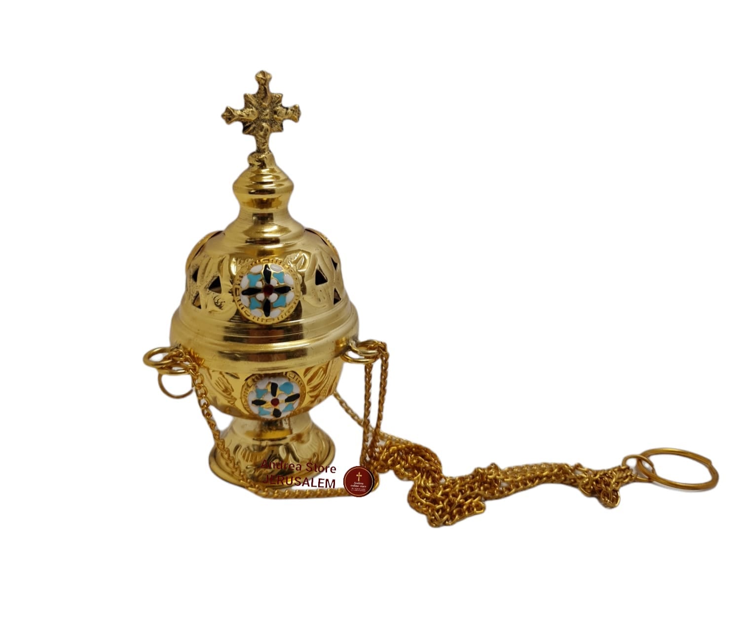 Brass Orthodox Incense Burner Hanging or Stand on the Table | Etsy