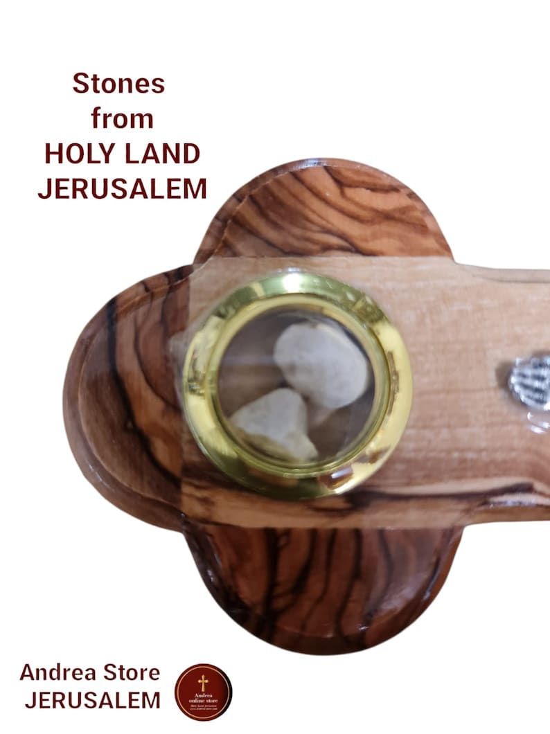 Orthodox Cross With Stand Made From Olive Wood 3 Sizes Available (12cm ...