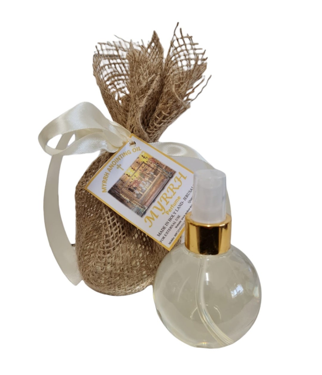 Myrrh Perfume From Jerusalem Holy Land 100ml Bottle With Nice Packaging ...