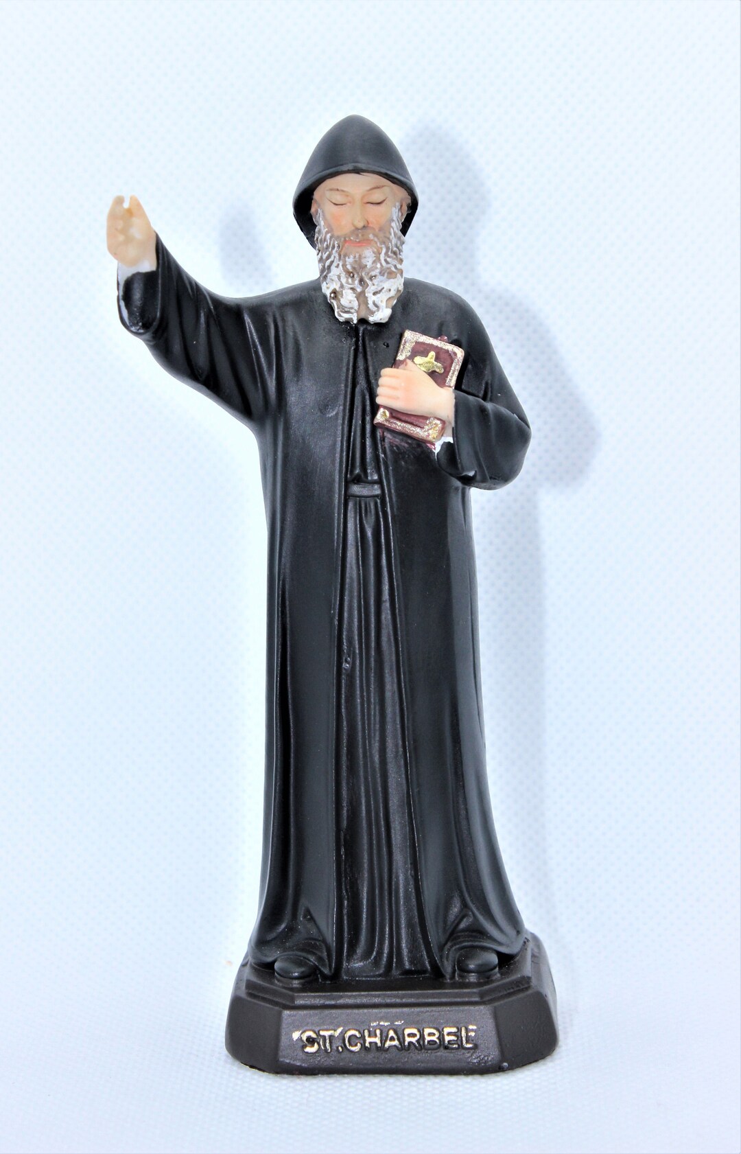 Saint Charbel Statue From Holy Land Bethlehem Made From Ceramic Size ...