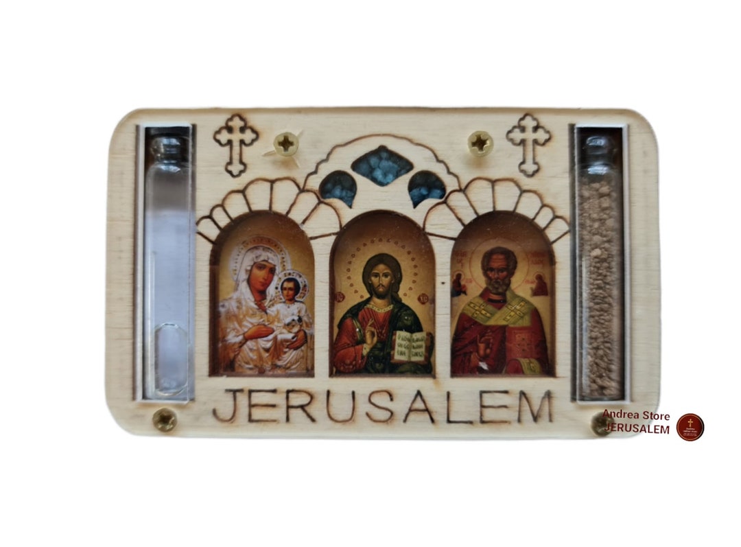 Hand Made Magnets From Holy Land Jerusalem Gift With Icons and Holy ...