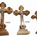 Orthodox Cross With Stand Made From Olive Wood 3 Sizes Available (12cm ...