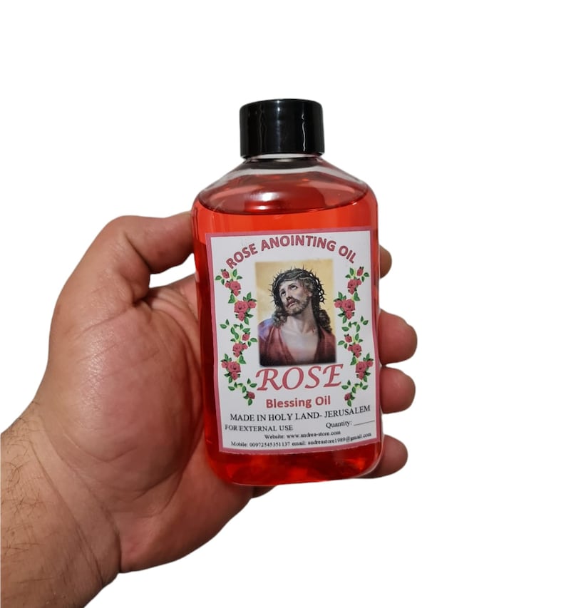 Rose Anointing Oil Blessing Oil From Holy Land Jerusalem Available in ...