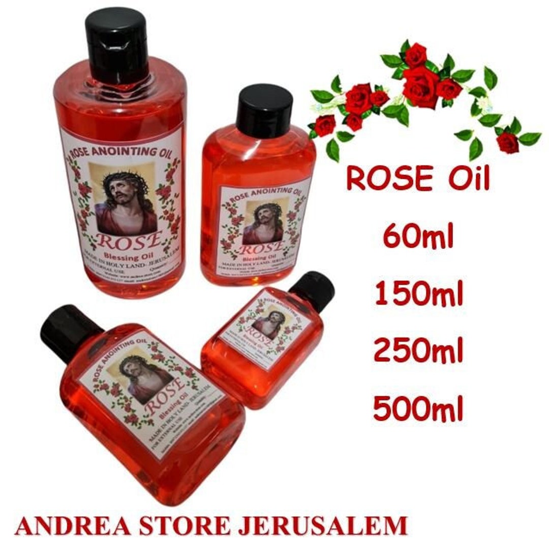 Rose Anointing Oil Blessing Oil From Holy Land Jerusalem Available in ...