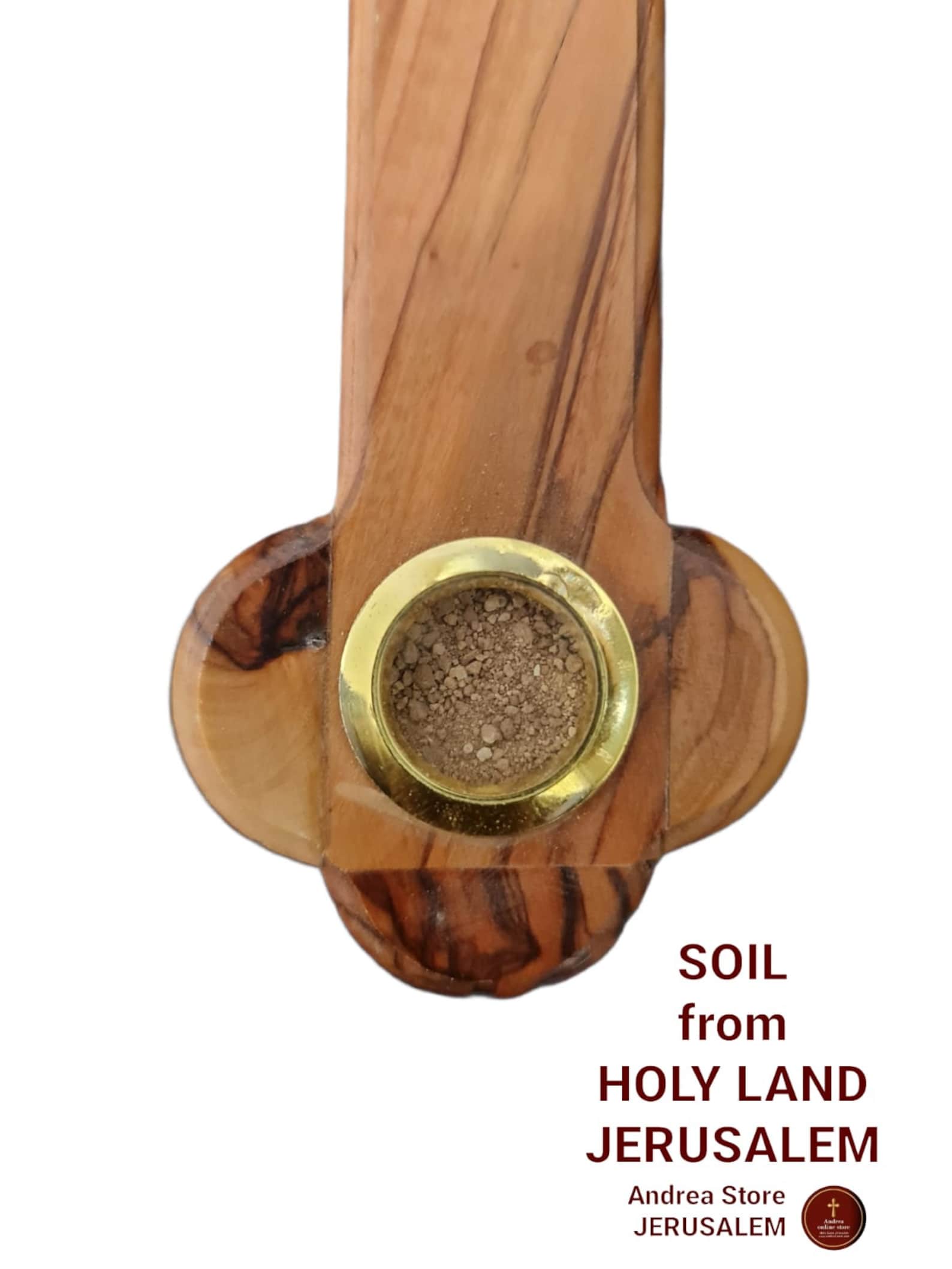 Orthodox Cross With Stand Made From Olive Wood 3 Sizes Available (12cm ...
