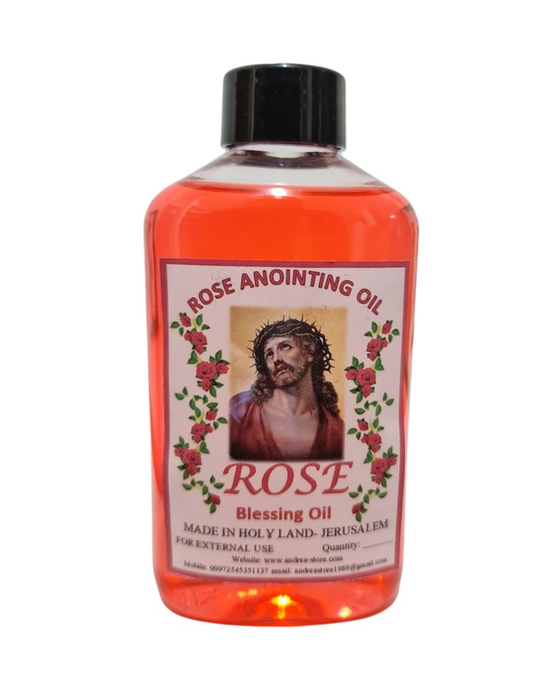Rose Anointing Oil Blessing Oil From Holy Land Jerusalem Available in ...