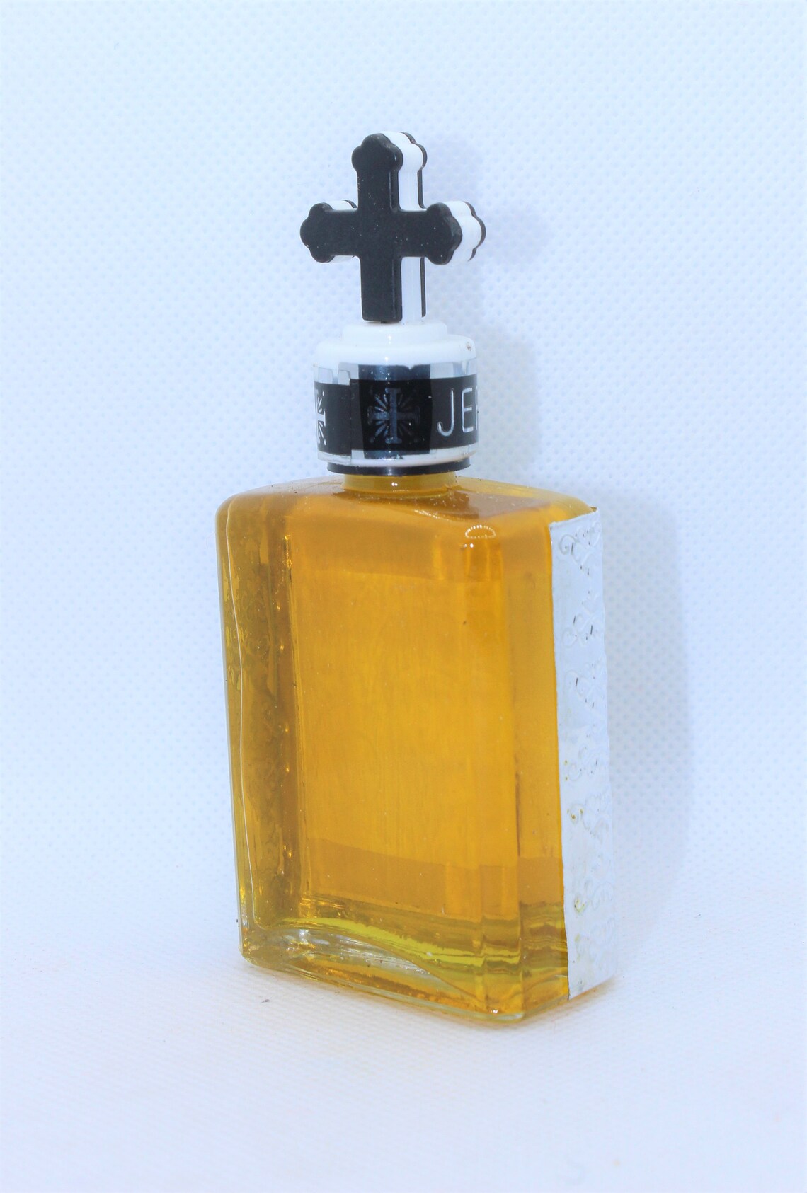 Myrrh Anointing Oil Glass Bottle 50ml From Jerusalem With Cross Cap - Etsy