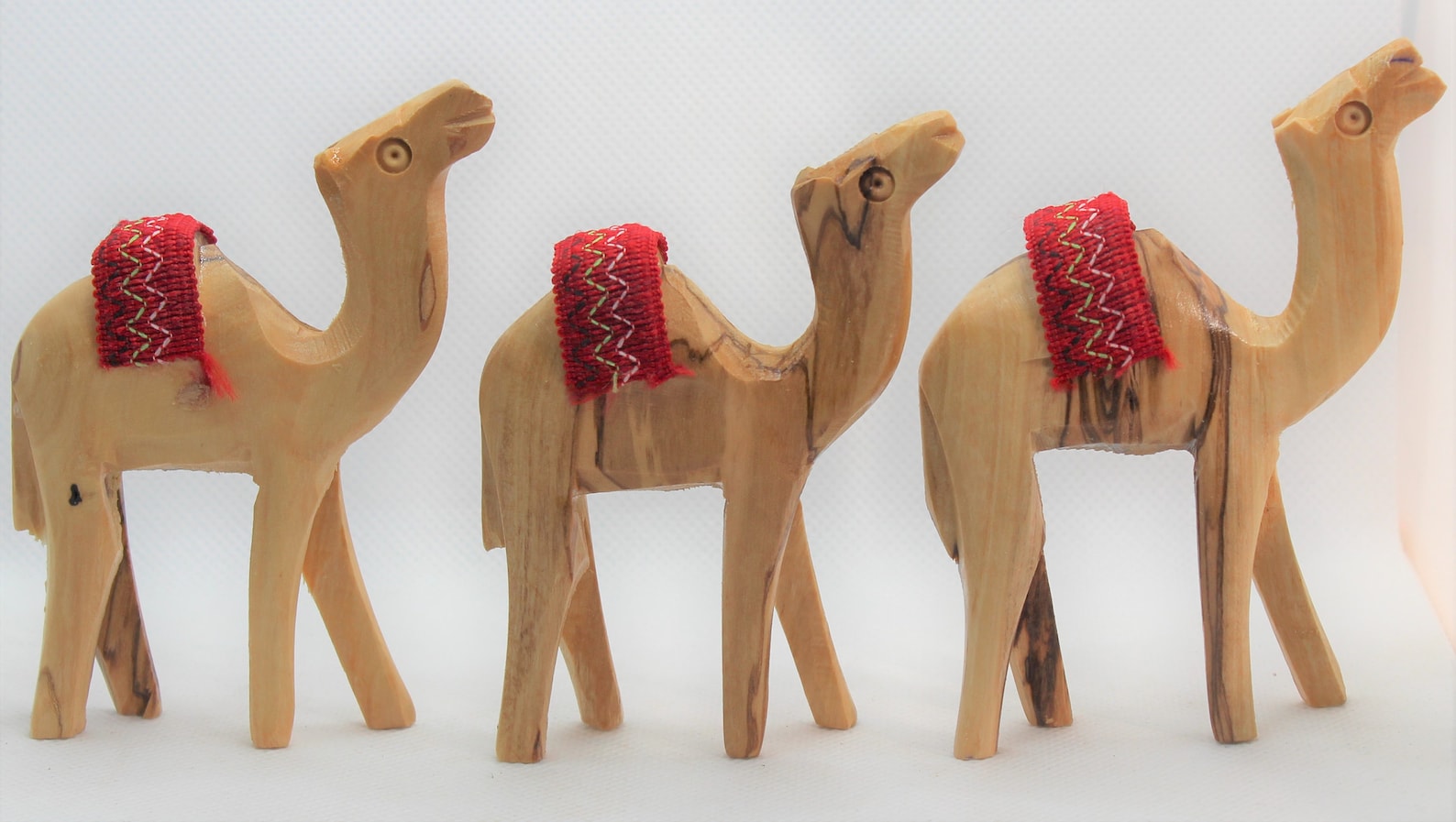 Authentic Olive Wood Camel With Red Saddle Hand Made in - Etsy