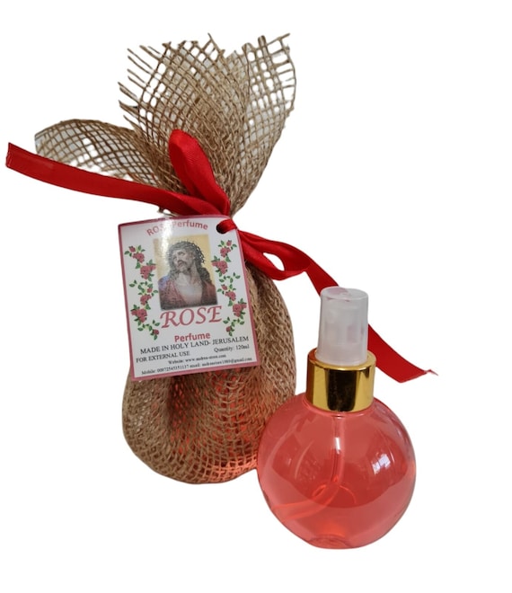 Rose Perfume From Jerusalem Holy Land 100ml Bottle With Nice | Etsy