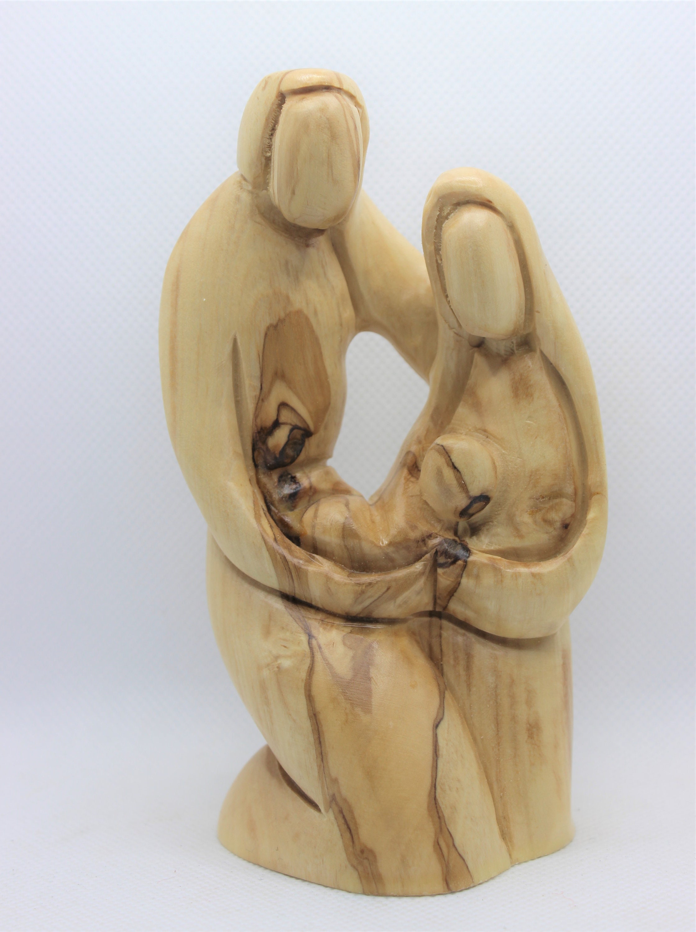 Authentic Holy Family Olive wood figures hand made in | Etsy