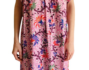 Cotton Batik Dress - Etsy