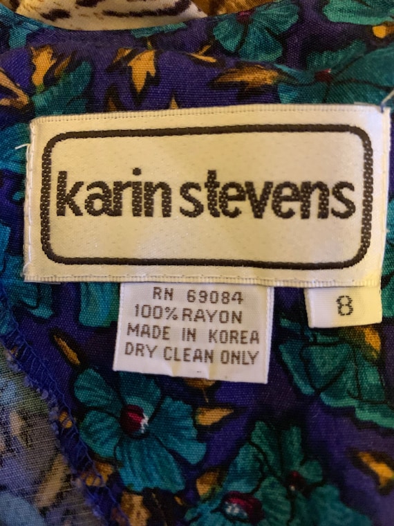 Super cute vintage 1980’s ‘Karin Stevens’ floral prin… - Gem