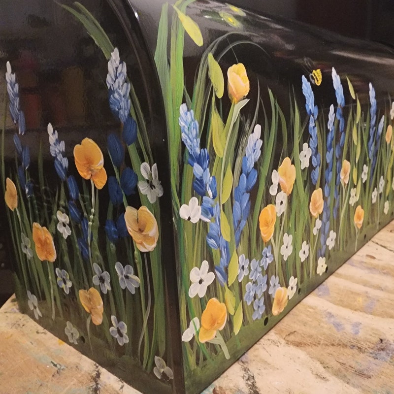 Painted Design Mailbox - Etsy UK