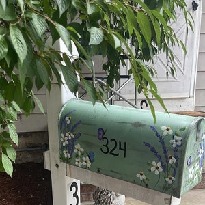 Beautiful Hand Painted Mailboxes Faux Weathered, Patina Custom Mailbox ...