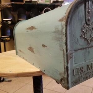 Beautiful Hand Painted Mailboxes Faux Weathered, Patina Custom Mailbox ...