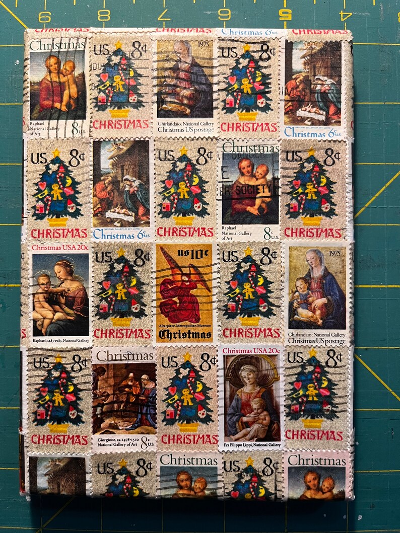 Postage Stamp Art - Etsy