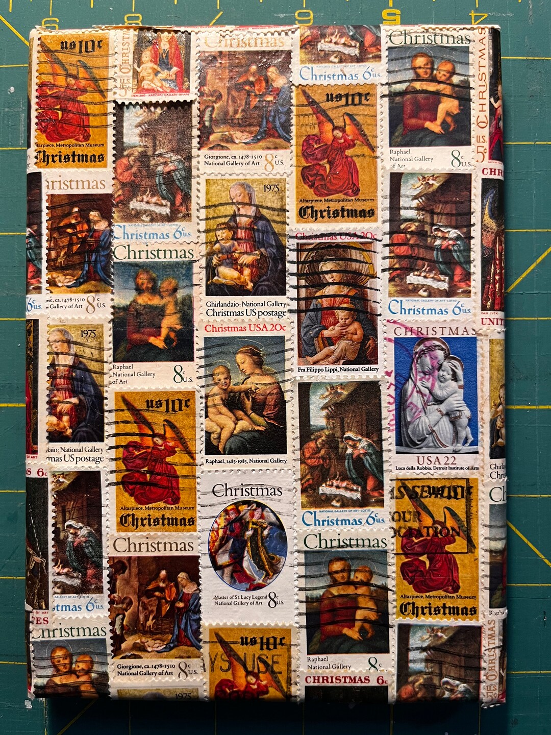 Postage Stamp Art - Etsy