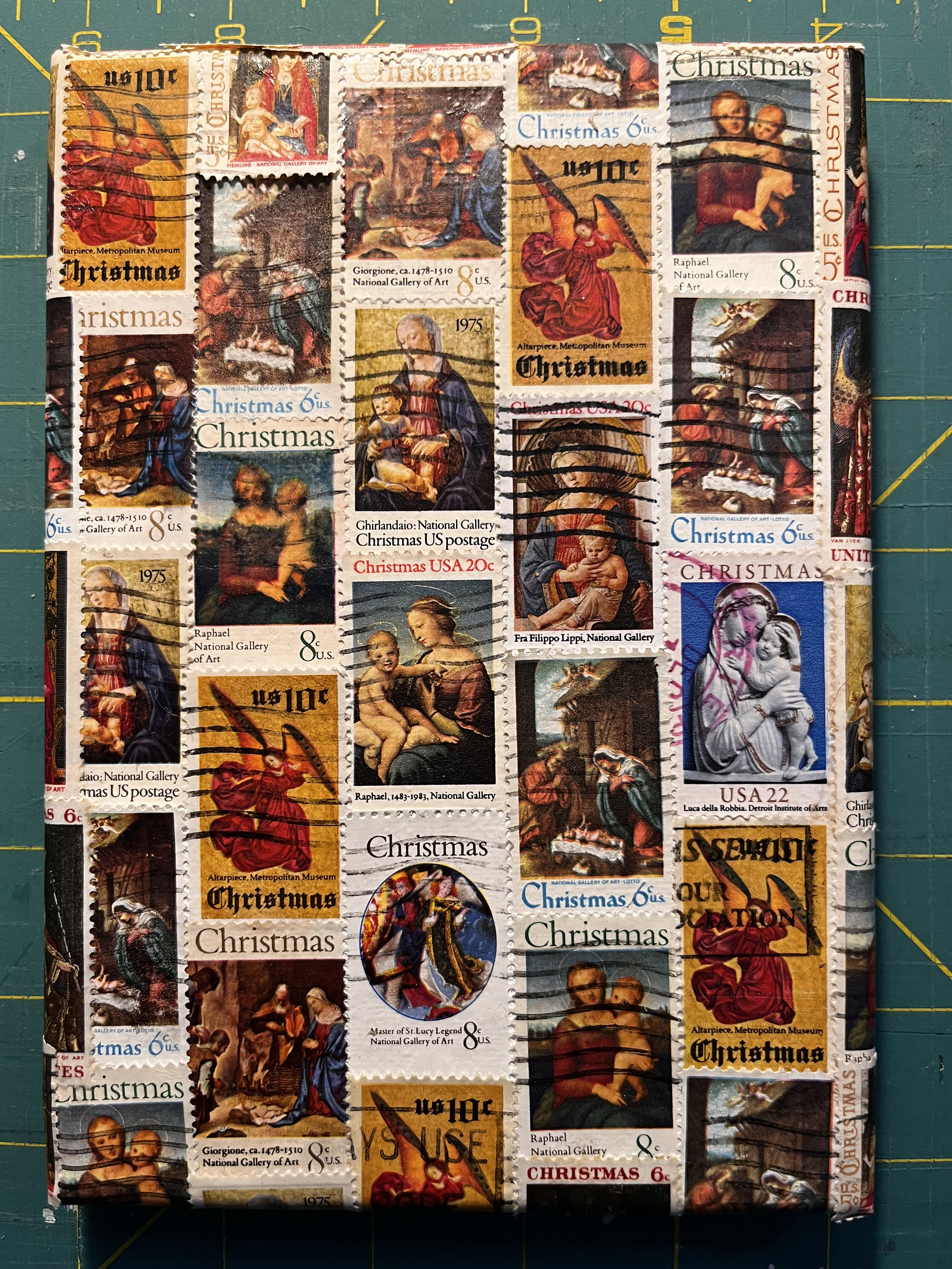Postage Stamp Art - Etsy