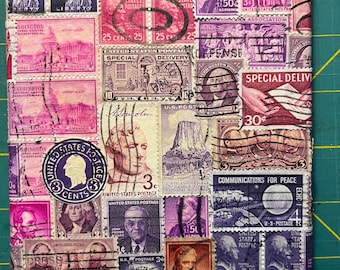 Postage Stamp Art - Etsy