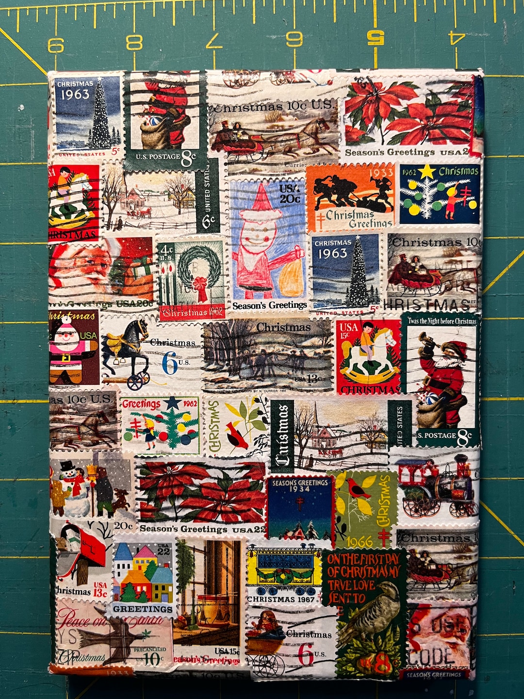 Postage Stamp Art - Etsy