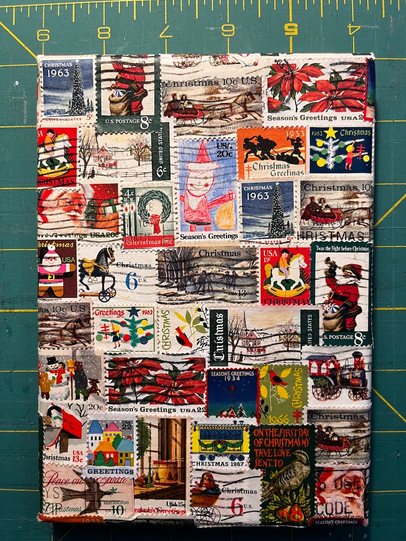 Postage Stamp Art - Etsy