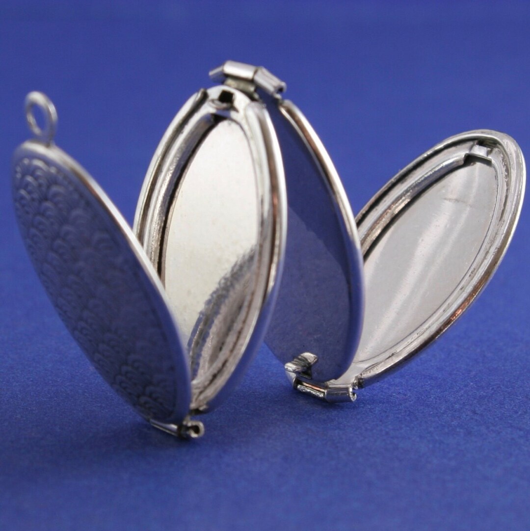 1 Pc- Folding Locket, Family Multi-photo Locket, Silver Plate Folding ...
