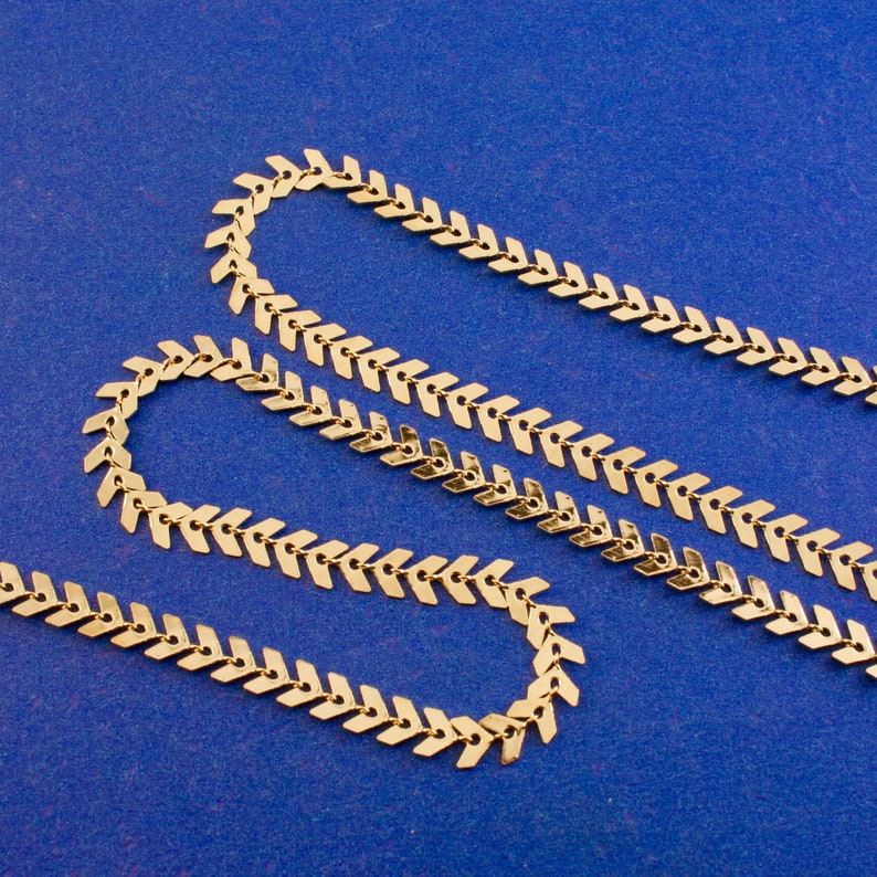 1 Meter 39.37 tiny Gold Fish Tail Chain Gold Plated - Etsy