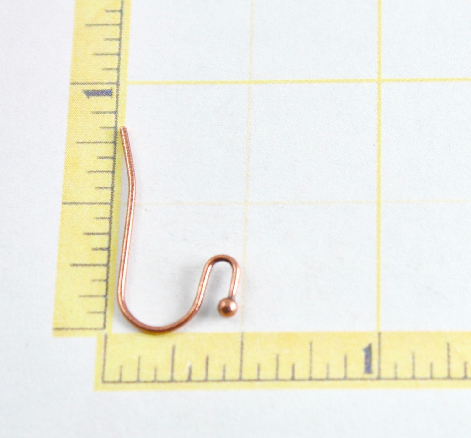 20 Pcs 10 Pair copper Ear Wire Hooks 21mm Earring Findings - Etsy