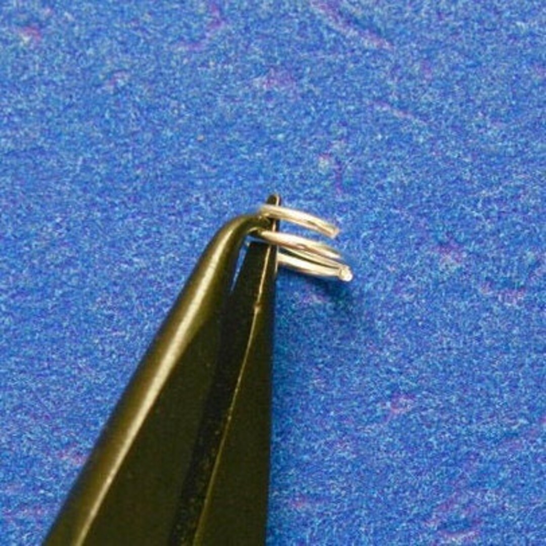 100 Pcs -6mm Silver Plate Split Jump Rings Round, Silver Split Rings ...