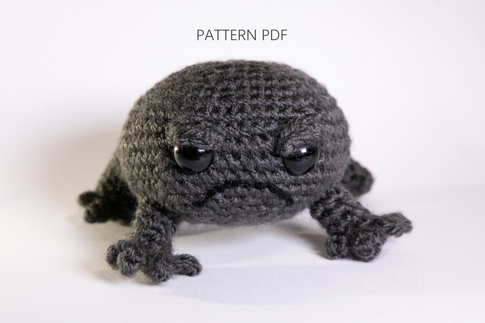 PATTERN Black Rain Frog Amigurumi Frog - Etsy UK