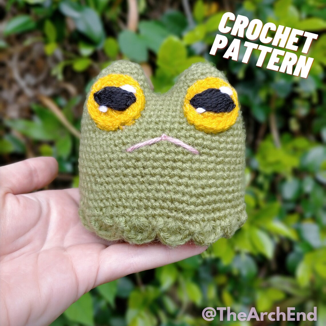 PATTERN Gorf the Frog Ghost Amigurumi | Etsy