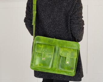 Green Messenger Bags - Etsy
