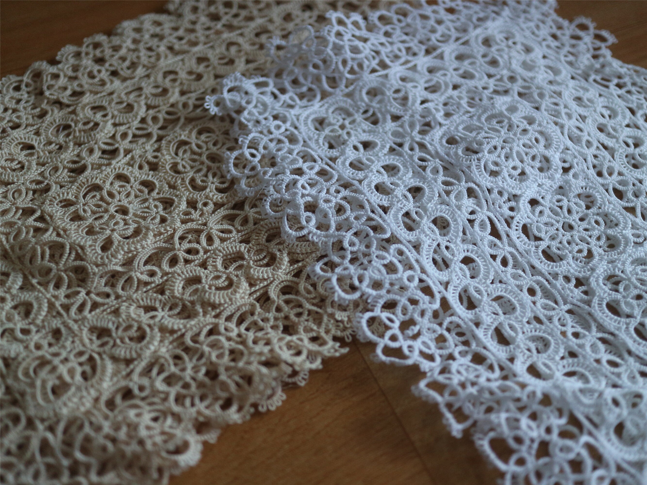 Shuttle Tatting Lace Appliquecotton Laceneedle Lace | Etsy