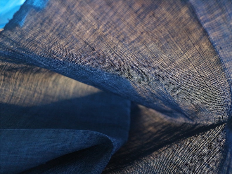 Ramie Fabric by Yardnatural Colthingindigo Fabric-45cm/60cm - Etsy UK