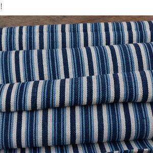 Natural Hand Weaving Blue Fabric, 100% Cotton Fabriic Width 45cm,hand ...