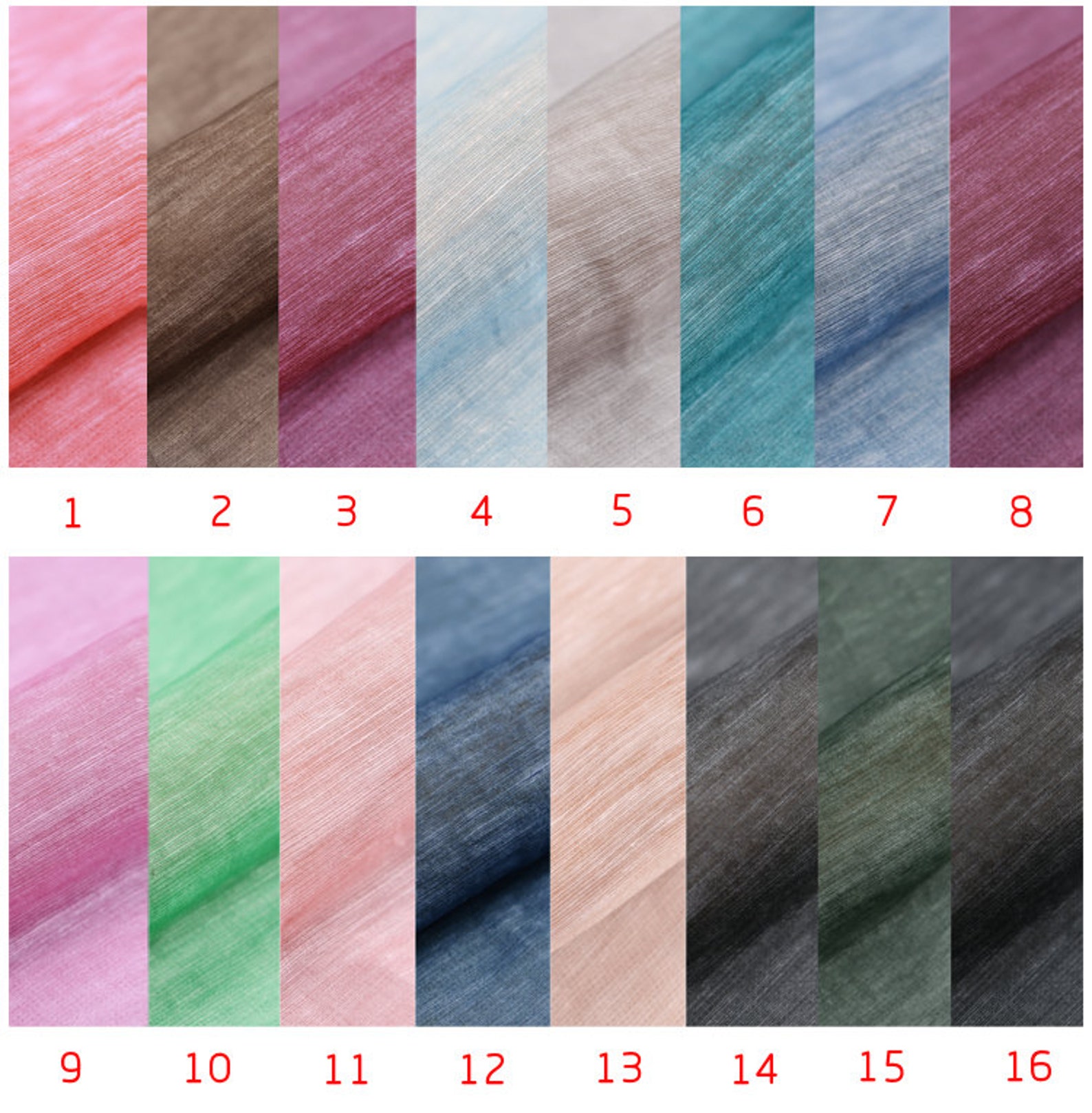 Silk Blend Linen Fabriccrinkle Silk and Linen Fabricsilk - Etsy