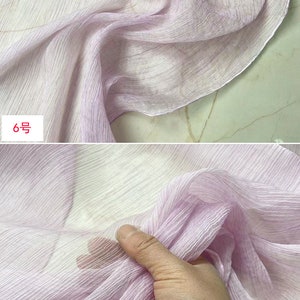 Crinkle Georgette,silk Crinkle Fabric for Crinkle Silk Scarf,colored ...