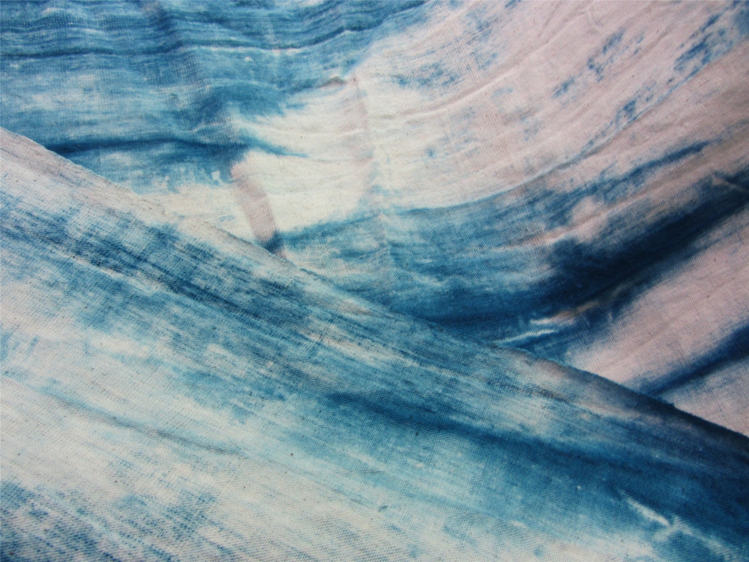 1meter 40cm Natural Indigo Fabric Hand Dyed Indigo Shibori | Etsy