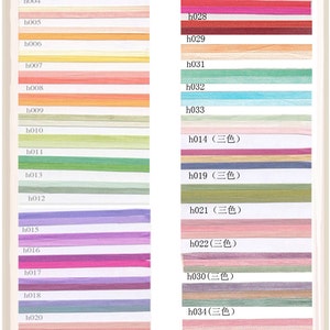 Gradient Colors Silk Ribbon-3yards-2mm,4mm,7mm,10mm,13mm,15mm,20mm,25mm ...